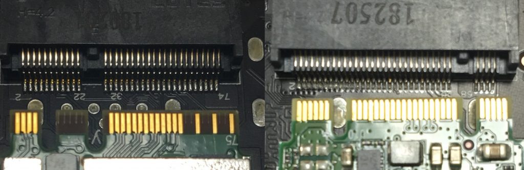 M.2のソケット – Boot macOS